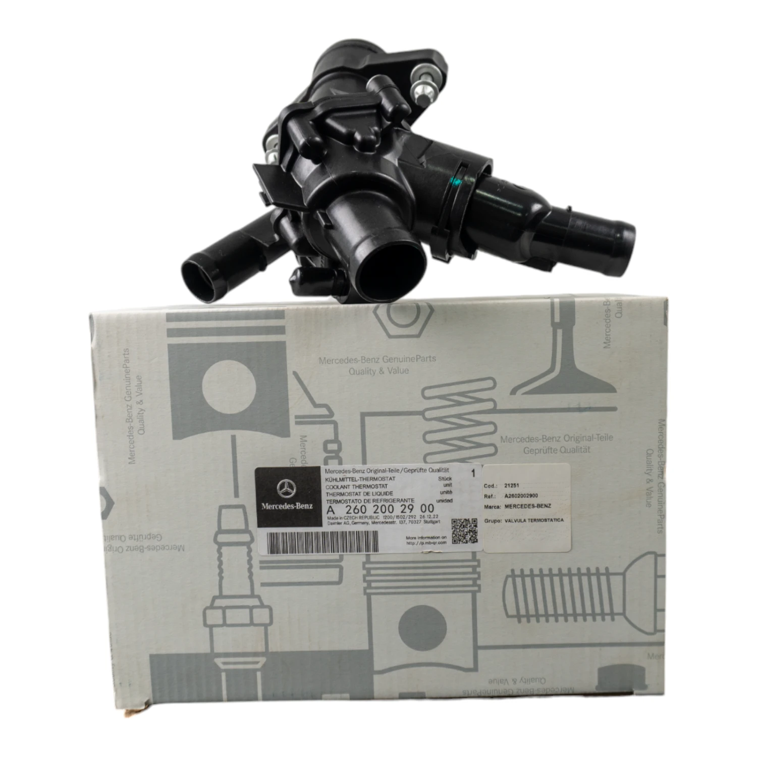 VALVULA TERMOSTATICA MERCEDES W177 W247.. | Activacar